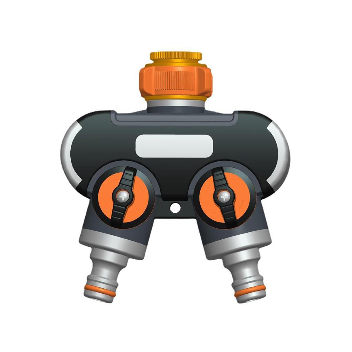 Garden Water Tap Divider With Auto connector 2 Exits