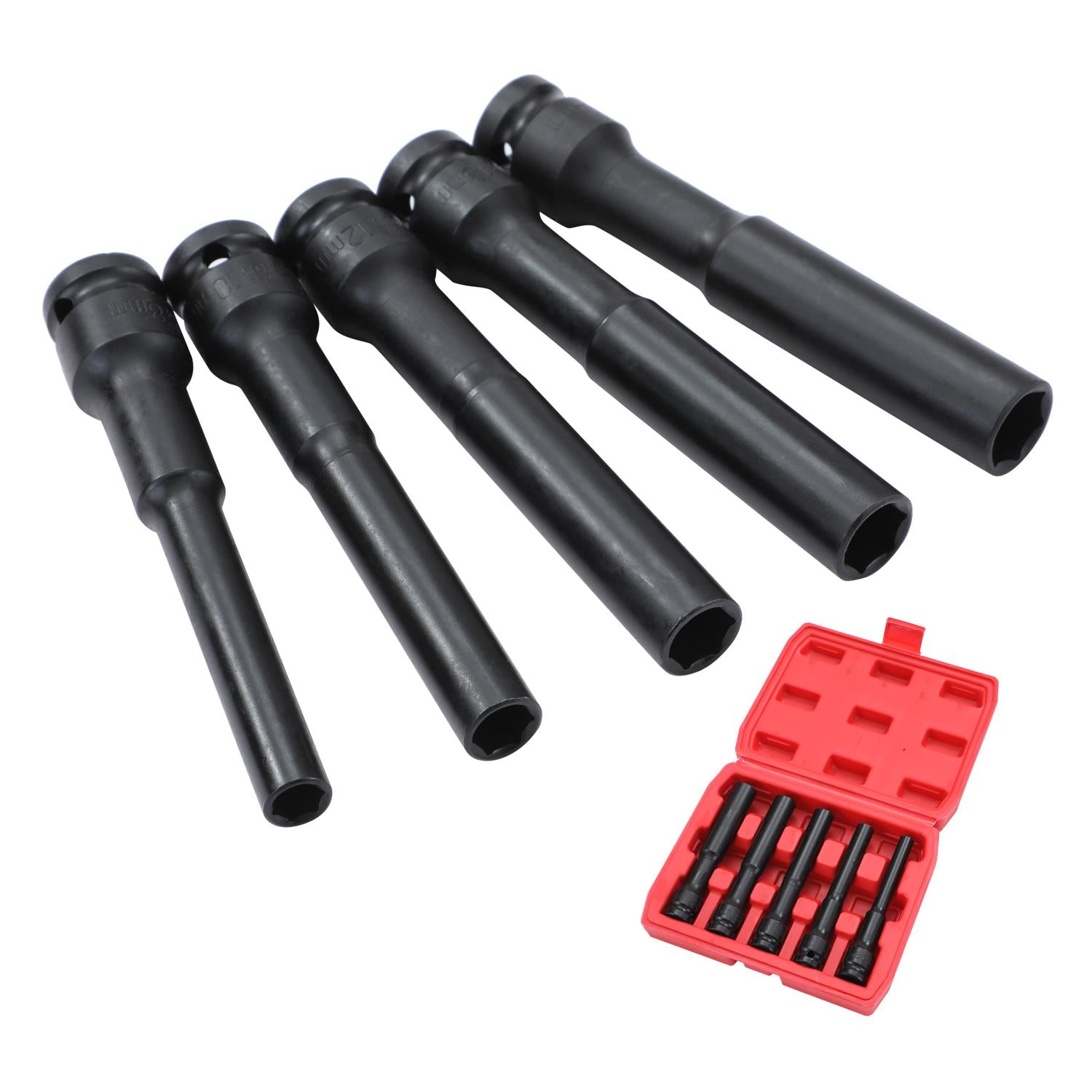 Extra Thin Wall Sockets Sets Impact Socket Set (3 Piece), Extra Long