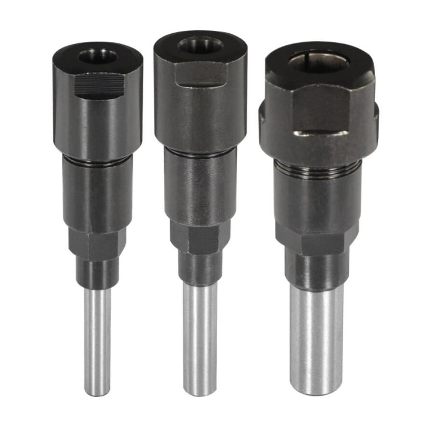 Router Bit Extension Shank 1/4", 1/2", 8MM