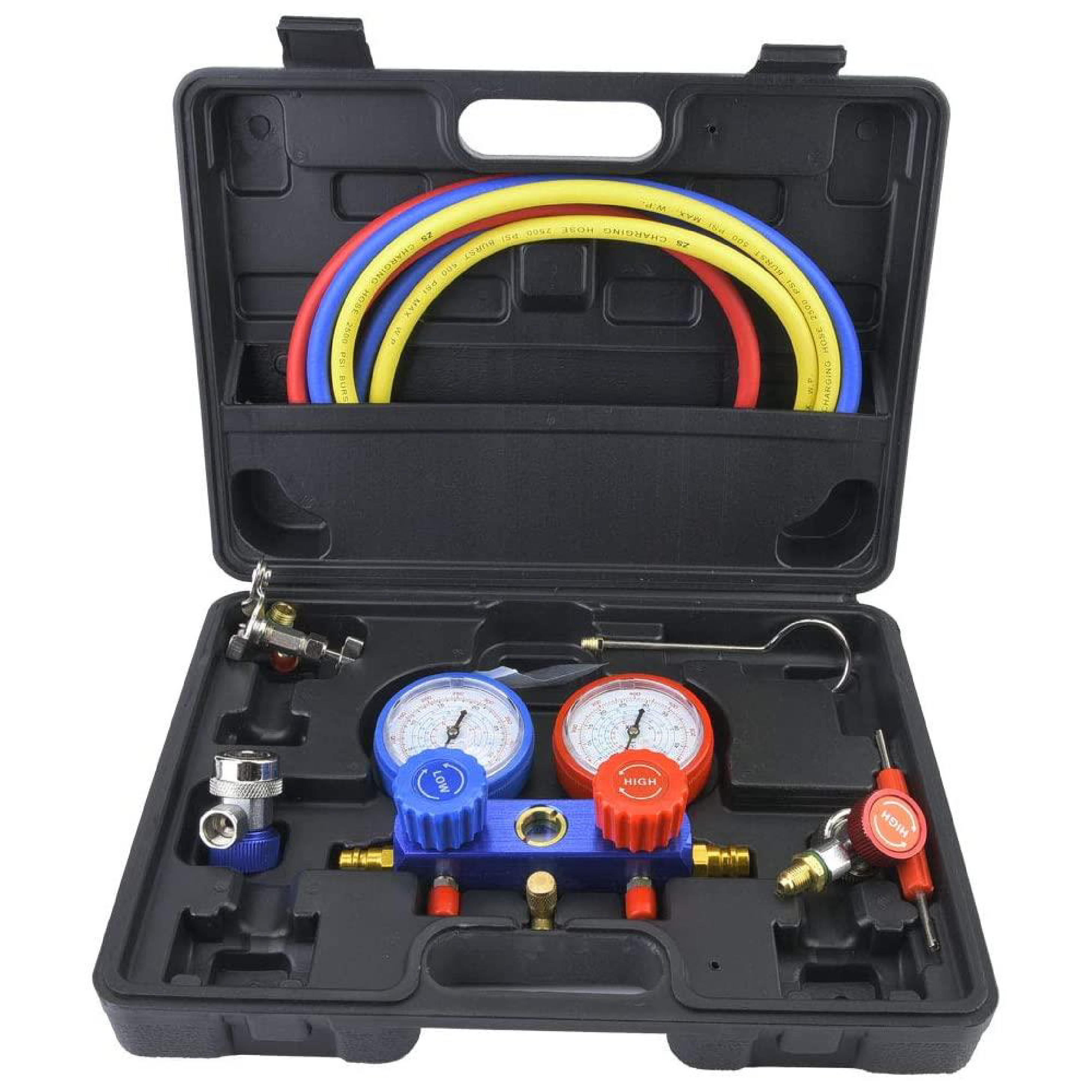 Manifold Gauge Set, with Hose, Air Conditioning Refrigerant Diagnostic